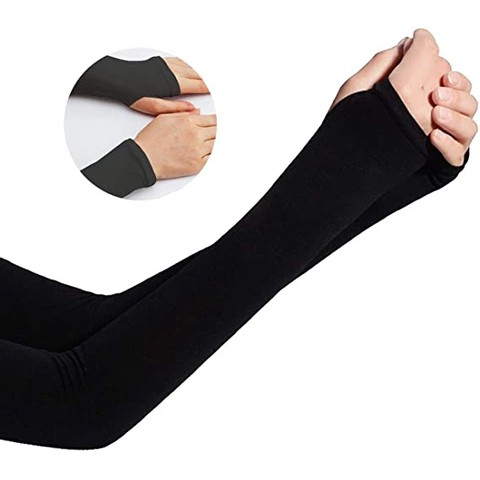Ready Stock Let's Slim Ice Cooling Hand Socks Seamless Ice Silk ...