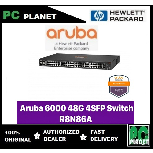 Aruba 6000 48G 4SFP Switch (R8N86A) | Shopee Malaysia