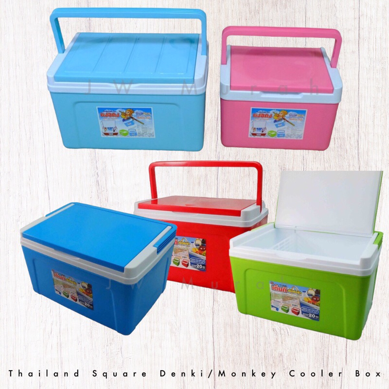 20 Liter Square Portable Cooler Ice Box / Peti Ais Sejuk / Panas / Cold ...