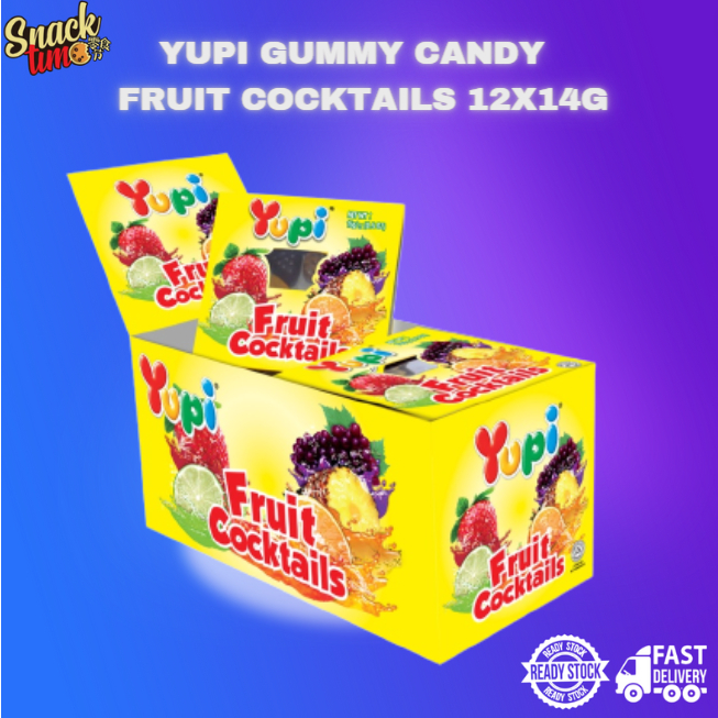 YUPI GUMMY CANDY- FRUIT COCKTAILS/ SWEET HEART/ AQUARIUM/ GUMMI PIZZA ...