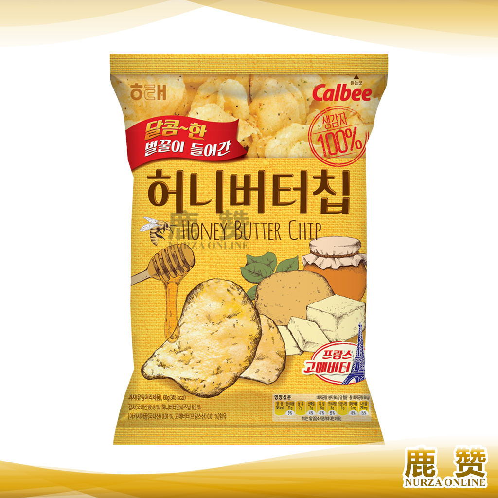 Korea Haitai Calbee Honey Butter Chip Fromage Blanc 60g | Shopee Malaysia