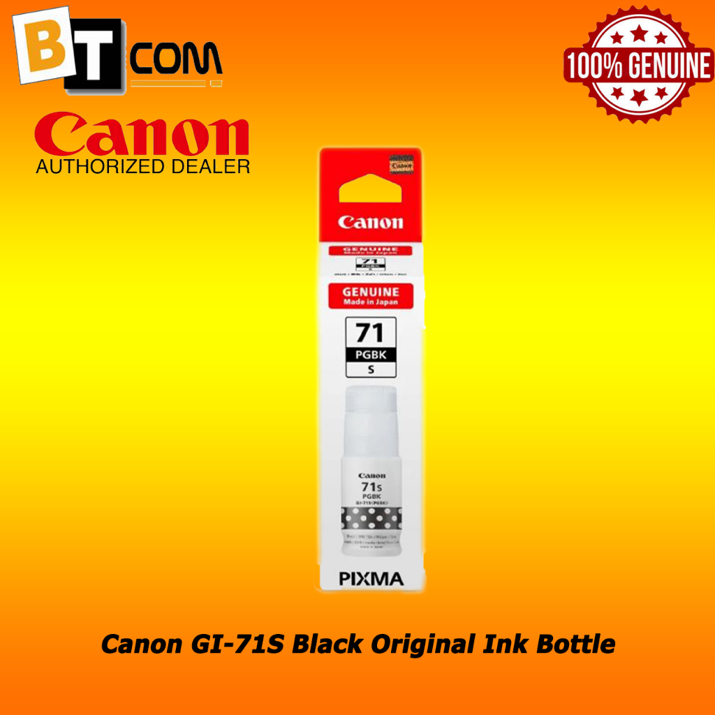 Canon GI-71S Original Ink Bottle GI-71S-BK, GI-71S-C, GI-71S-M, GI-71S ...
