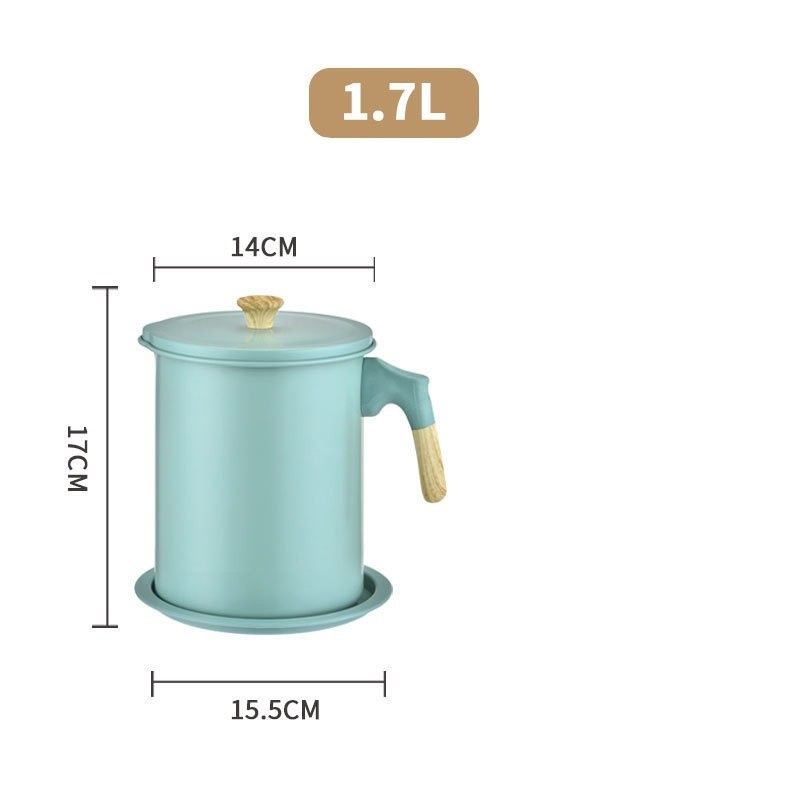 🍒CHERRY🍒 Oil Cup Oil Filter Pot Oil Storage Stainless With Strainer ...