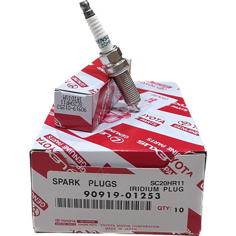 TOYOTA SPARK PLUG 90919-01253 FOR TOYOTA VIOS / WISH / ALTIS / PERODUA ...