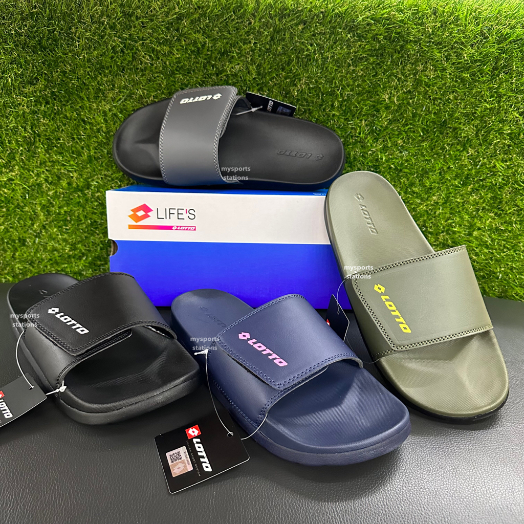 Lotto Mens Otis YR11225 Slides | Sandals | Slippers - 100% Original ...