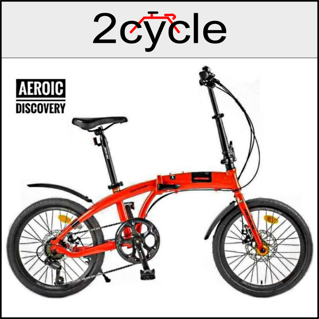 AEROIC DISCOVERY 20" MICROSHIFTER 8 SPEED ALLOY FOLDING BIKES | Shopee ...