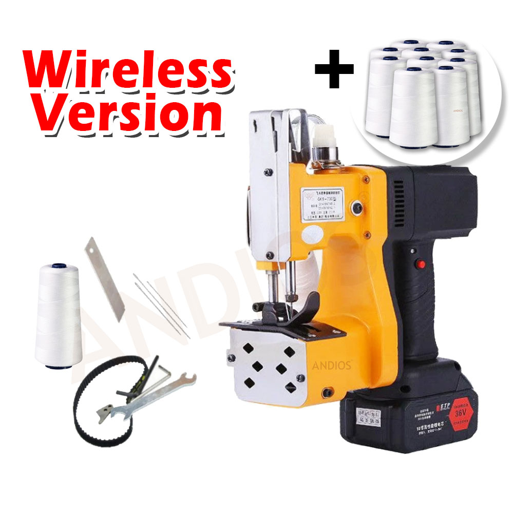 Industrial Sewing Machine Handheld Mesin Jahit Industri Thread Portable ...