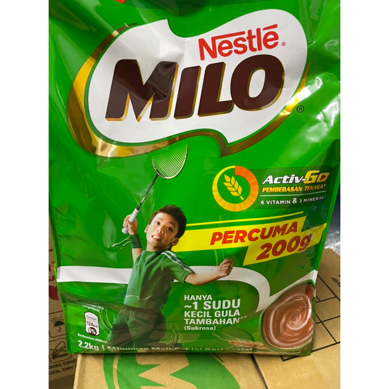 Milo active go softpack 2kg free200g | Shopee Malaysia
