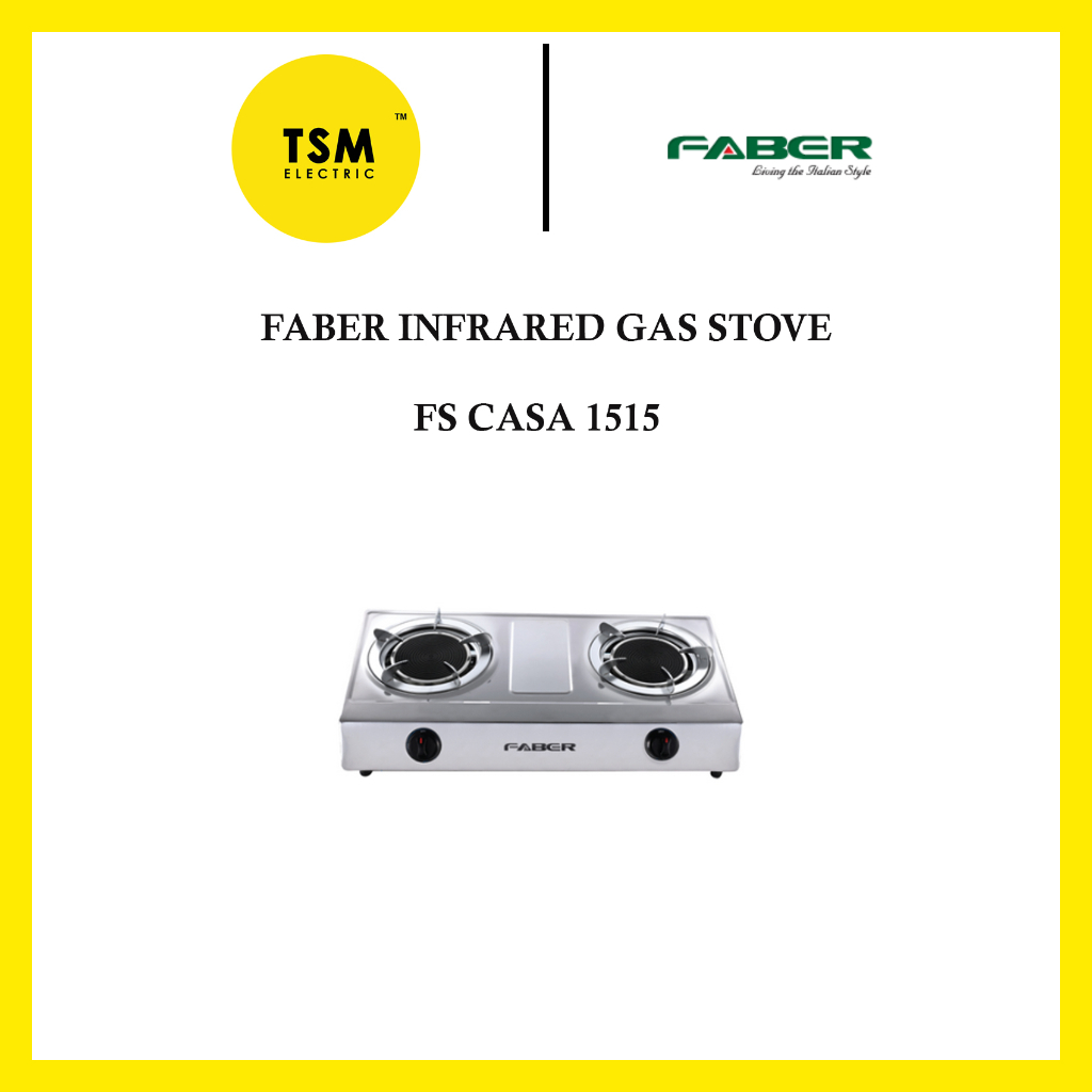 FABER Infrared Gas Stove FS CASA 1515 | Shopee Malaysia