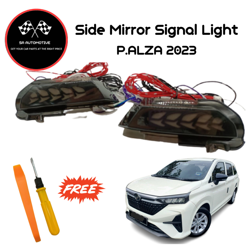 PERODUA ALZA 2023 ATIVA ARUZ SIDE MIRROR SIGNAL RUNNING WELCOME LIGHT ...