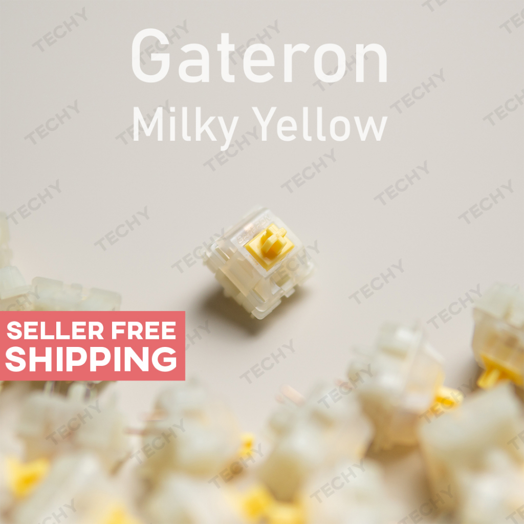 [READY STOCK] Gateron Milky Yellow 5 Pin Mechanical Switches for ...