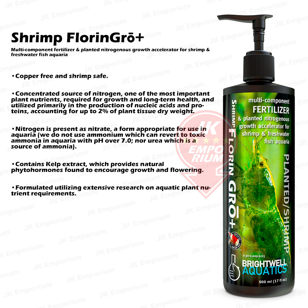 Brightwell FW Shrimp Series Caridina Neo Tiger KH GH Blackwater Gro Bacter Clean One Code Florin ...