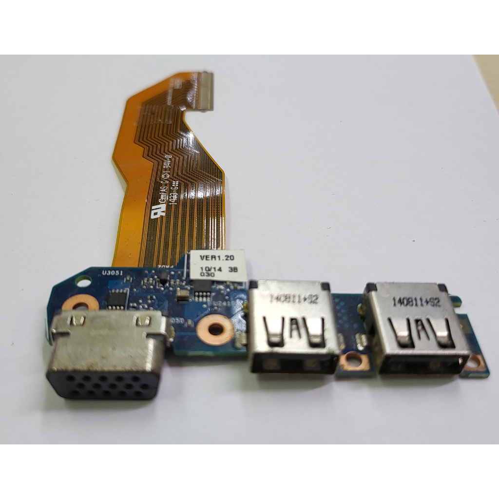 HP EliteBook 850 G1 Dual USB VGA Port Board with Cable 6050A2559201 ...