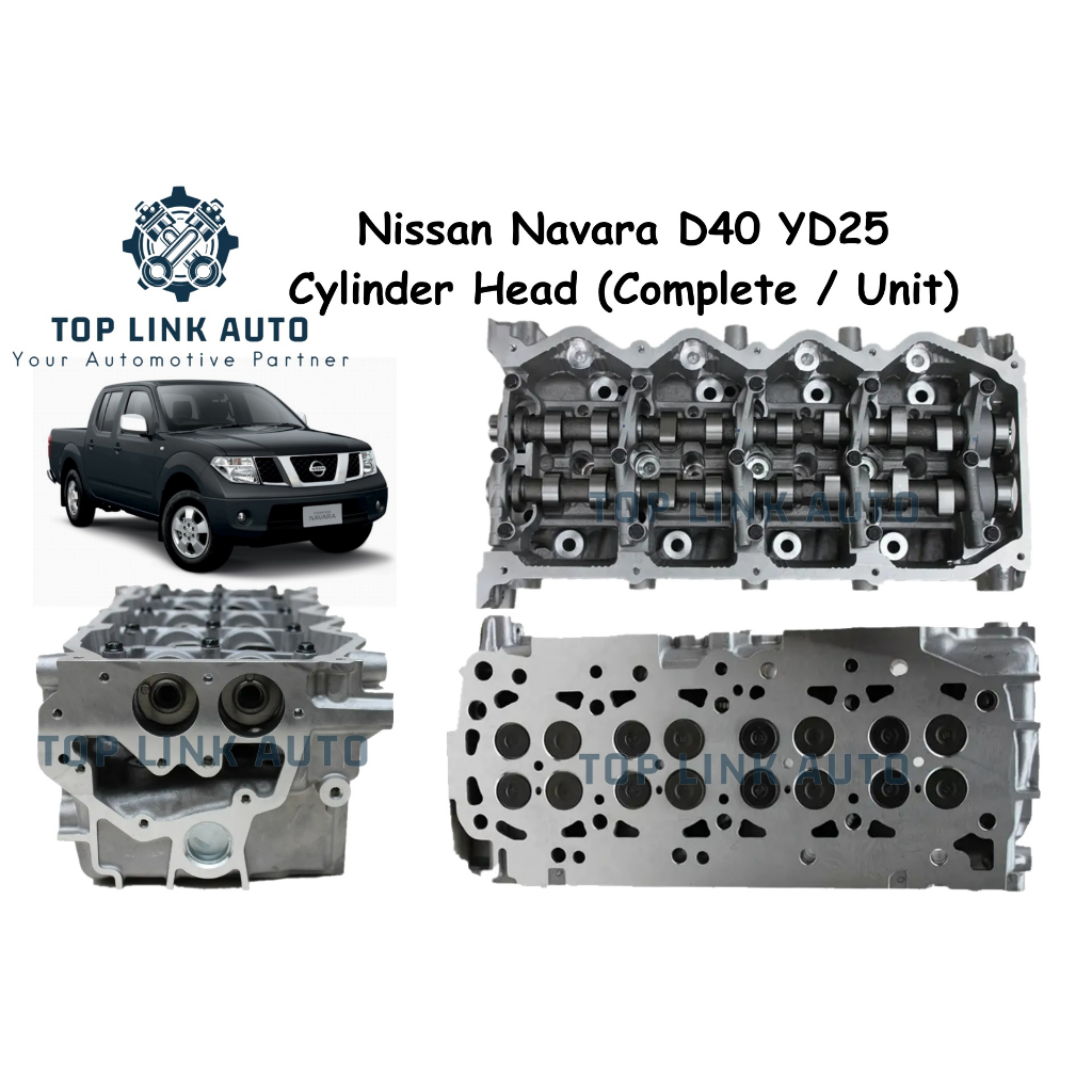 Nissan Navara D40 YD25 Engine Cylinder Head (*New*) (Complete or Kosong ...