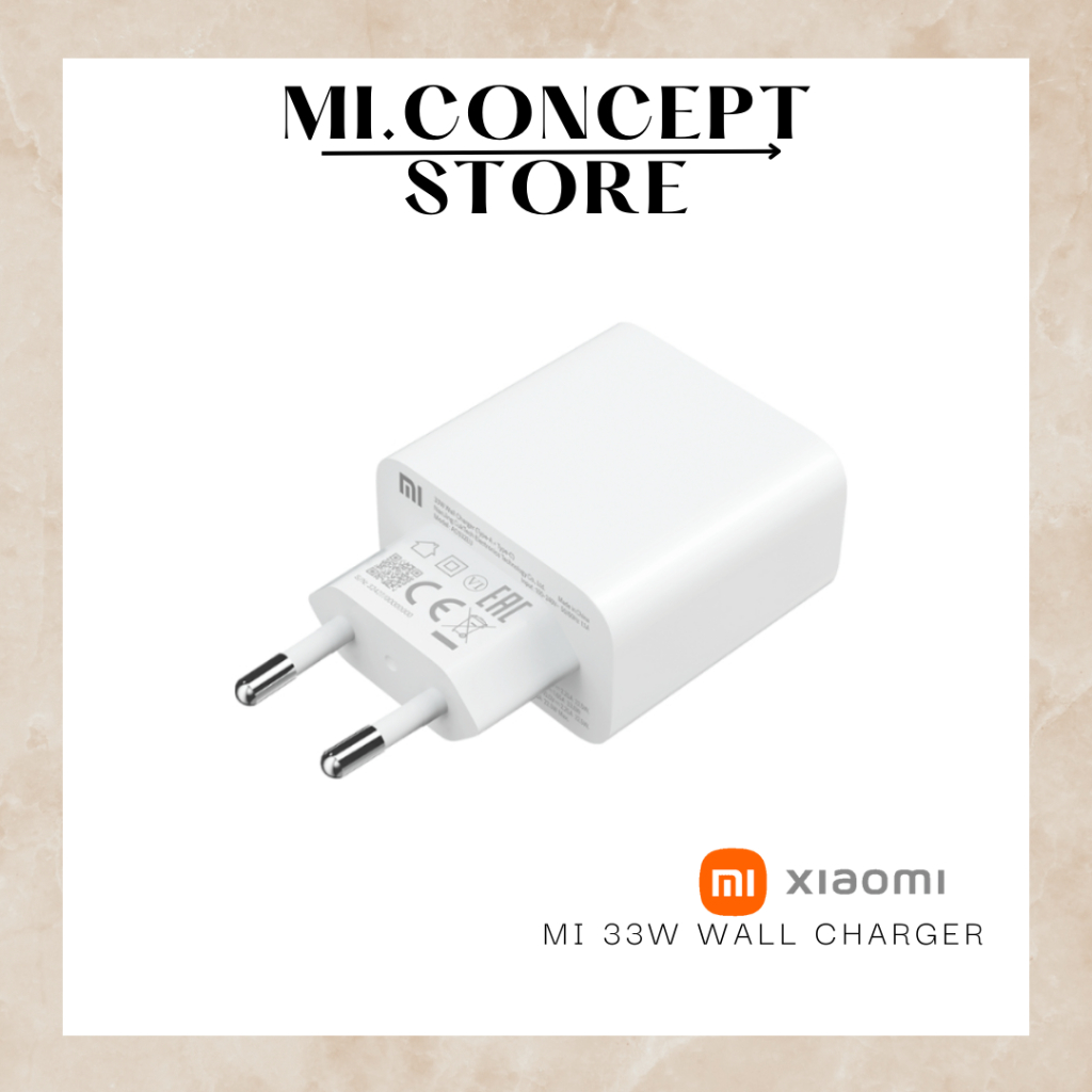 Xiaomi Mi 33W Wall Charger (Type-A + Type-C) 33W high power output ...