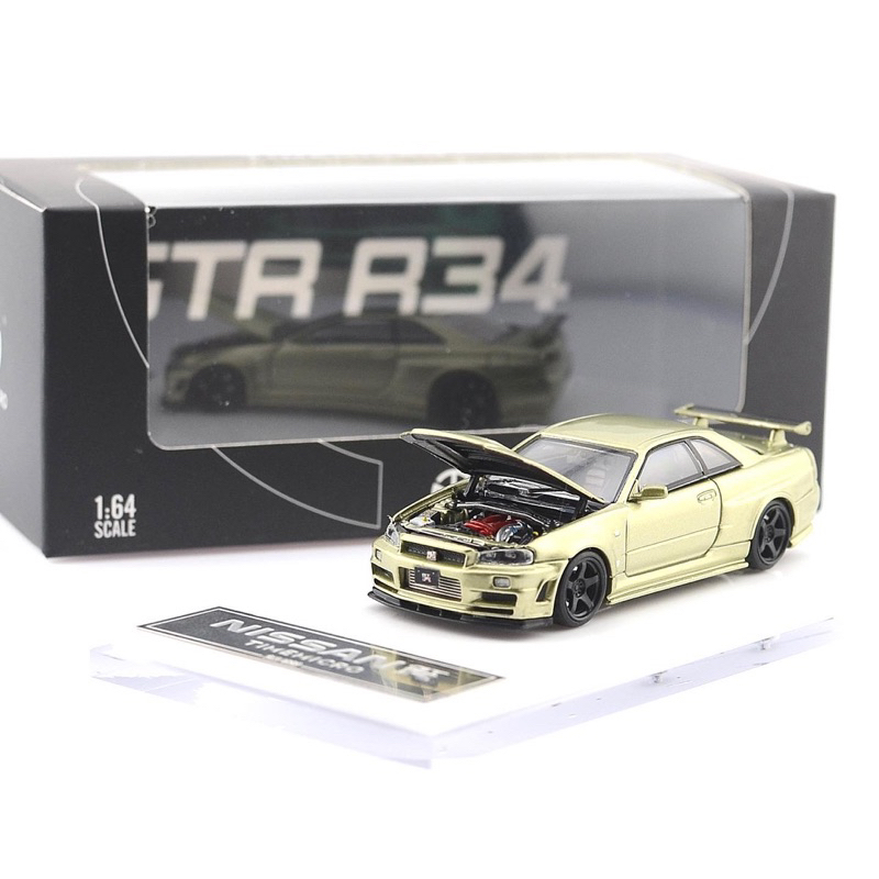 TIME MICRO 1/64 NISSAN GT-R R34 MILLENNIUM JADE | Shopee Malaysia
