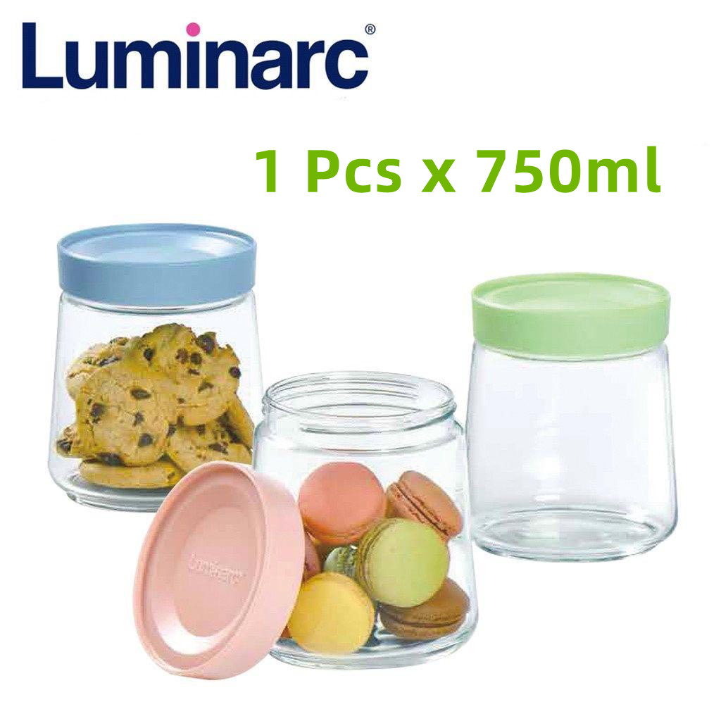 Luminarc Pot Swing Glass Jar Storage Container 750ml (1 Pcs) P8947 ...