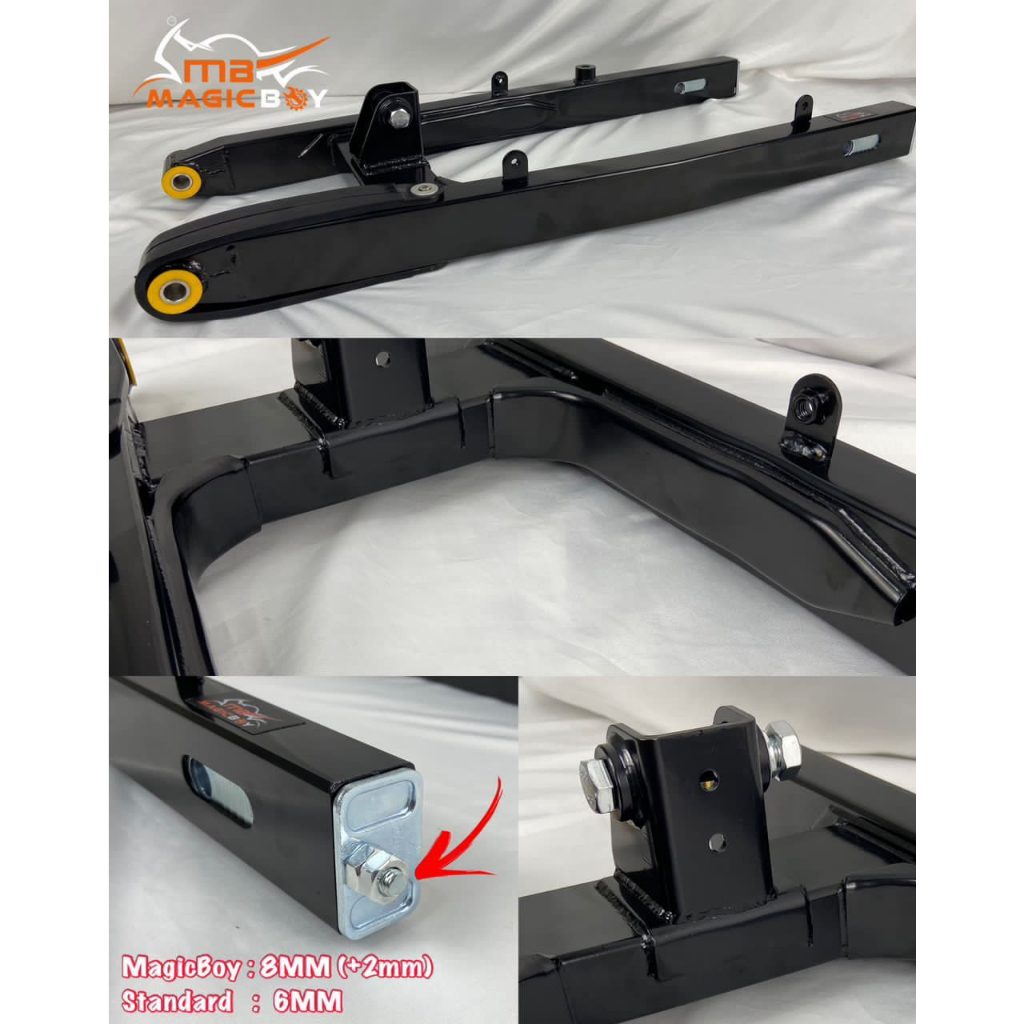 MB01 (+2 INCH ) SWING ARM Y15 V1-V2 & Y16 / LC135 4S V1-V8 MAGIC BOY ORIGINAL STANDARD CUTTING ...