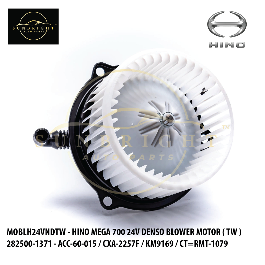 HINO MEGA 700 24V DENSO BLOWER MOTOR ( TW ) 282500-1371 - ACC-60-015 ...