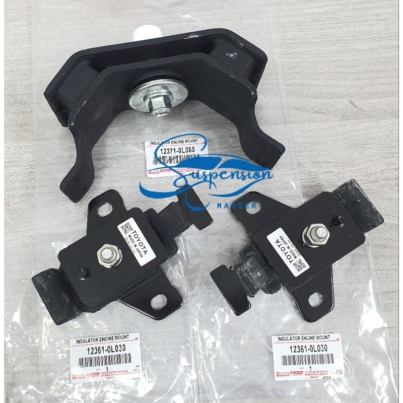 3 IN 1 SET - ENGINE MOUNTING - TOYOTA VIGO KUN25 KUN26/AUTO/ 2005-2015 ...