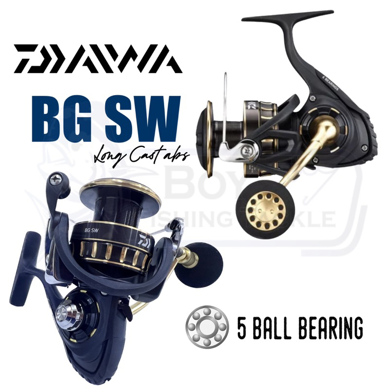 2023 DAIWA BG SW SPINNING REEL SALTWATER GAME JIGGING CASTING BOTTOM FULL METAL BODY FISHING ...