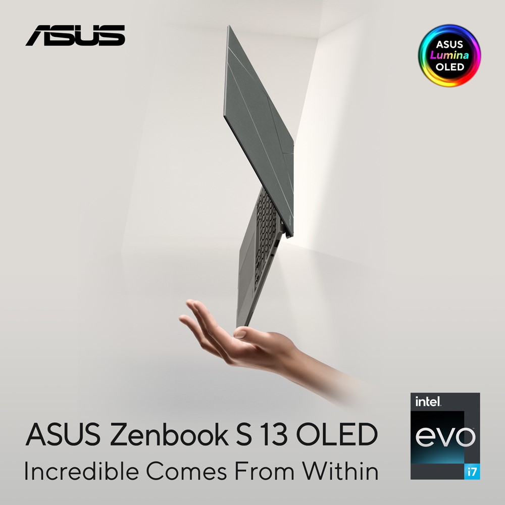 ASUS Zenbook S 13 OLED (UX5304) Intel 13th Gen/ 16GB RAM/ 512GB/1TB SSD/ 13.3" 2.8K OLED/ WIN 11 ...