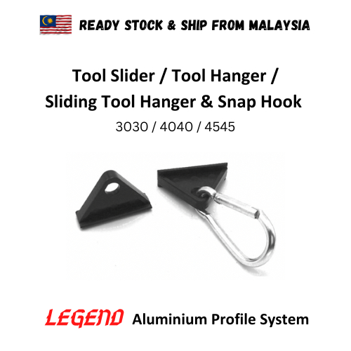 Tool Slider/ Sliding Tool Hanger & Snap Hook for 30/40/45 Series ...