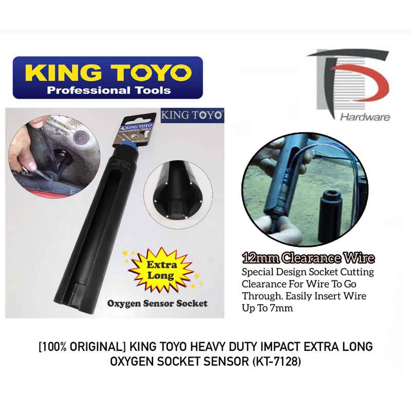 [100% ORIGINAL] KING TOYO HEAVY DUTY IMPACT EXTRA LONG OXYGEN SOCKET ...