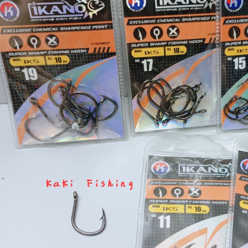 IKANO hook IKS super sharp hook mata Ikano | Shopee Malaysia