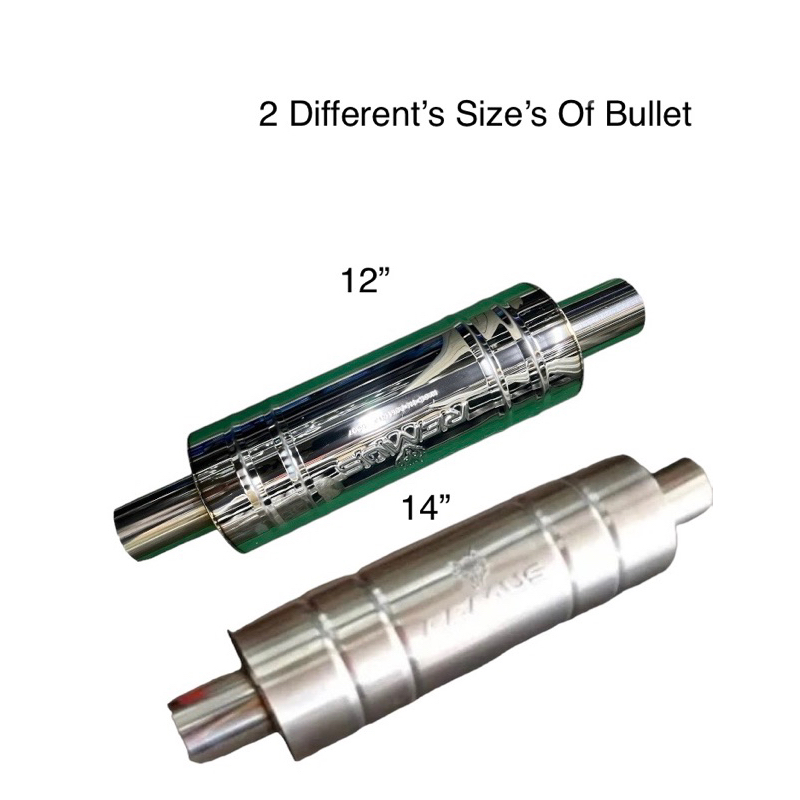 Universal Car 4X4 Exhaust Pipe Ekzos Remus Resonator Muffler Straight ...