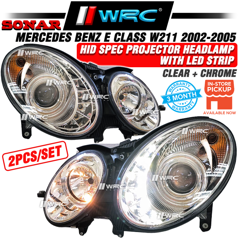 Sonar Mercedes Benz E Class W211 2002 - 2005 HID Spec Projector ...