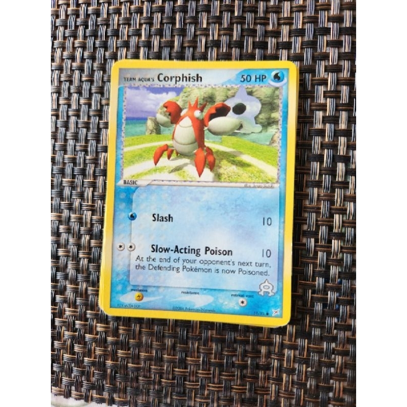 Team Aqua's Corphish - 51/95 - Common Ex Team Magma vs. Team Aqua Singles | Shopee Malaysia