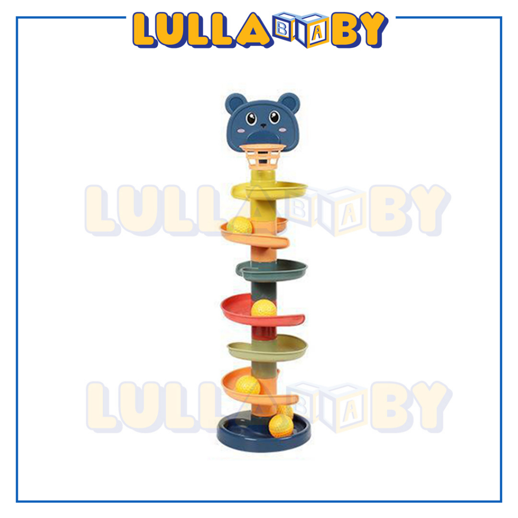 🔥READY STOCK🔥7 Layer Fun Rolling Sliding Ball Kids Stacking Tower ...