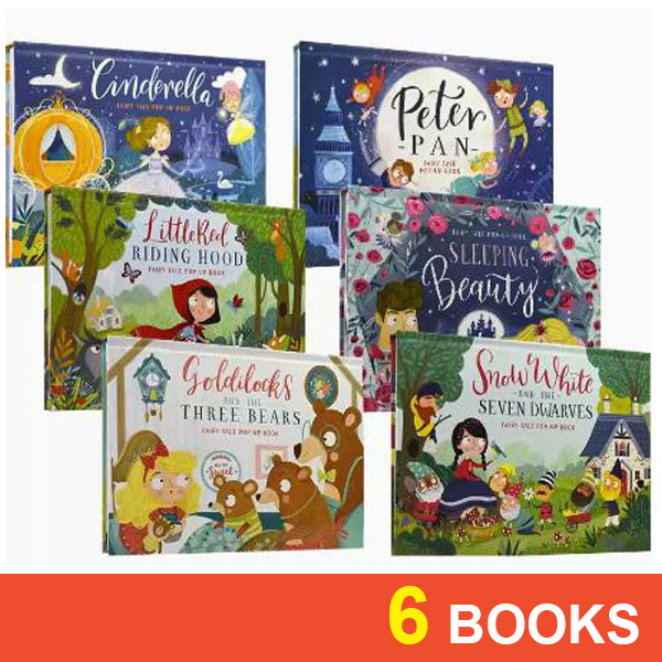 [READY]Fairy Tale Pop Up Books-Cinderella/Peter Pan/Little Red Riding ...