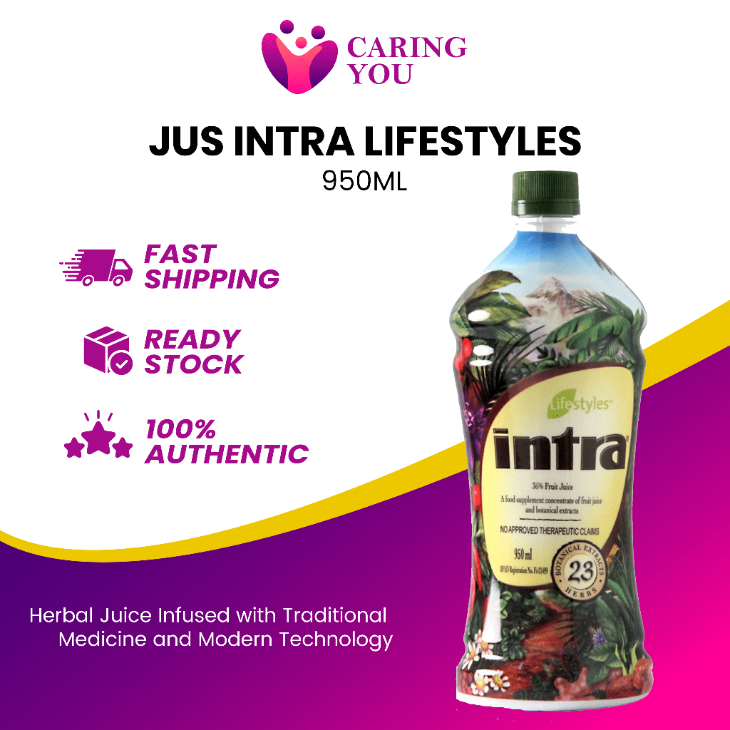 JUS INTRA Lifestyles 100% ORIGINAL 950ML Health Care Immune Booster ...