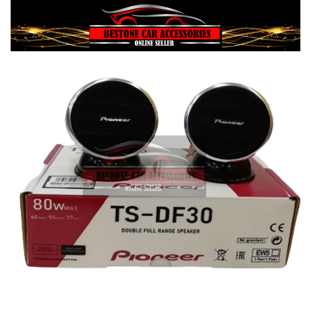 TS-DF30 2" PIONEER Double Full Range Speaker Silver | Shopee Malaysia