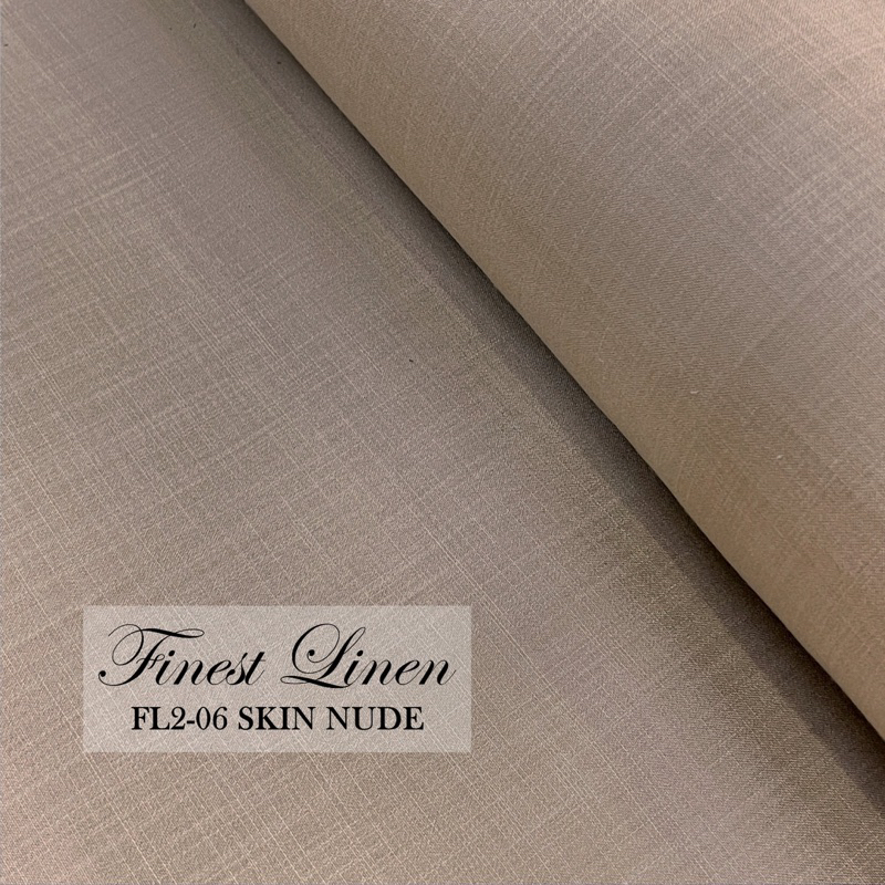 FINEST LINEN Bidang 60 kain linen kain pasang harga untuk 0.5 meter ...