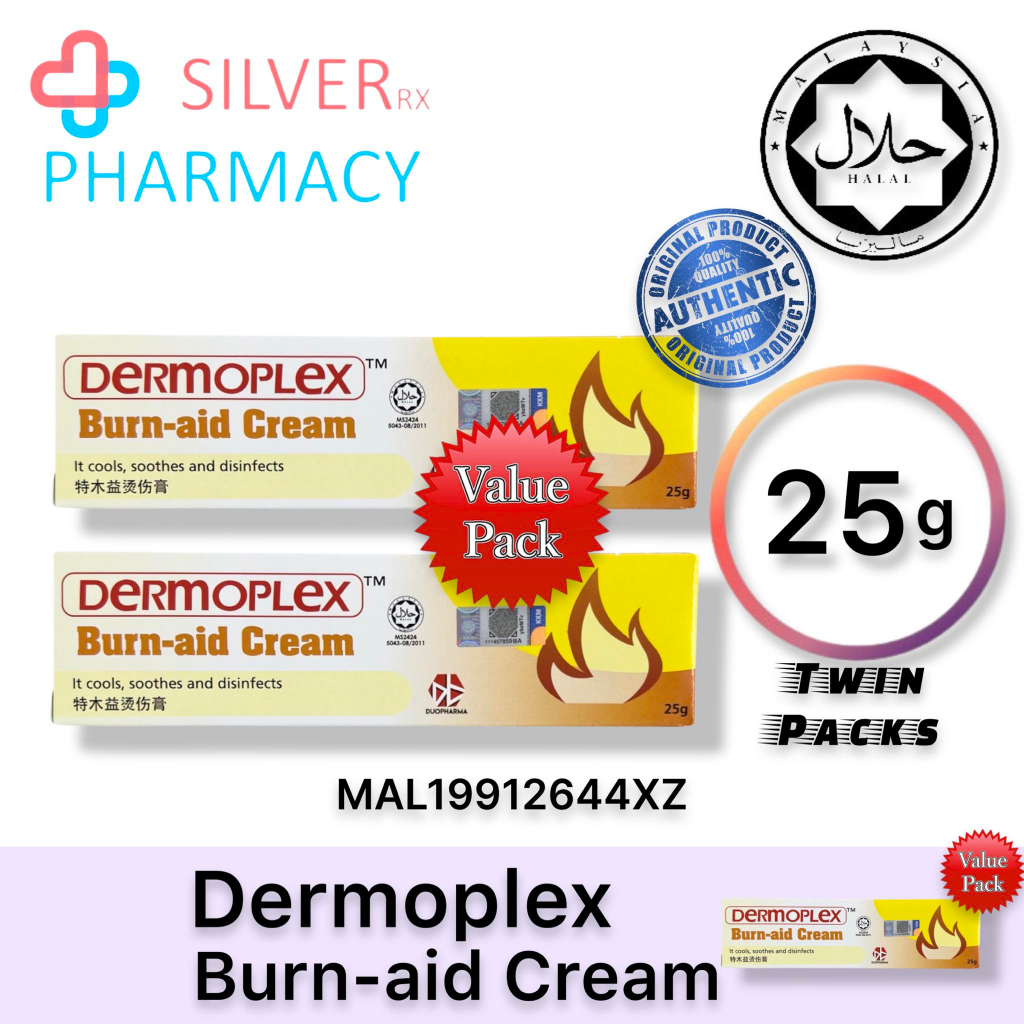 [Exp 07/2025] Dermoplex Burn-Aid Cream 25g | Shopee Malaysia