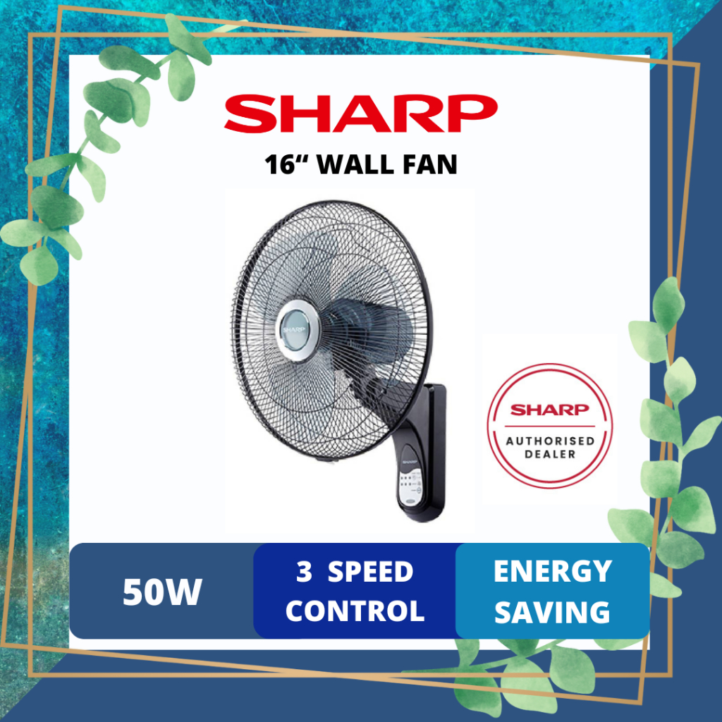 Sharp Wall Fan (16inch) PJW169RGY/PJW169GY | Shopee Malaysia
