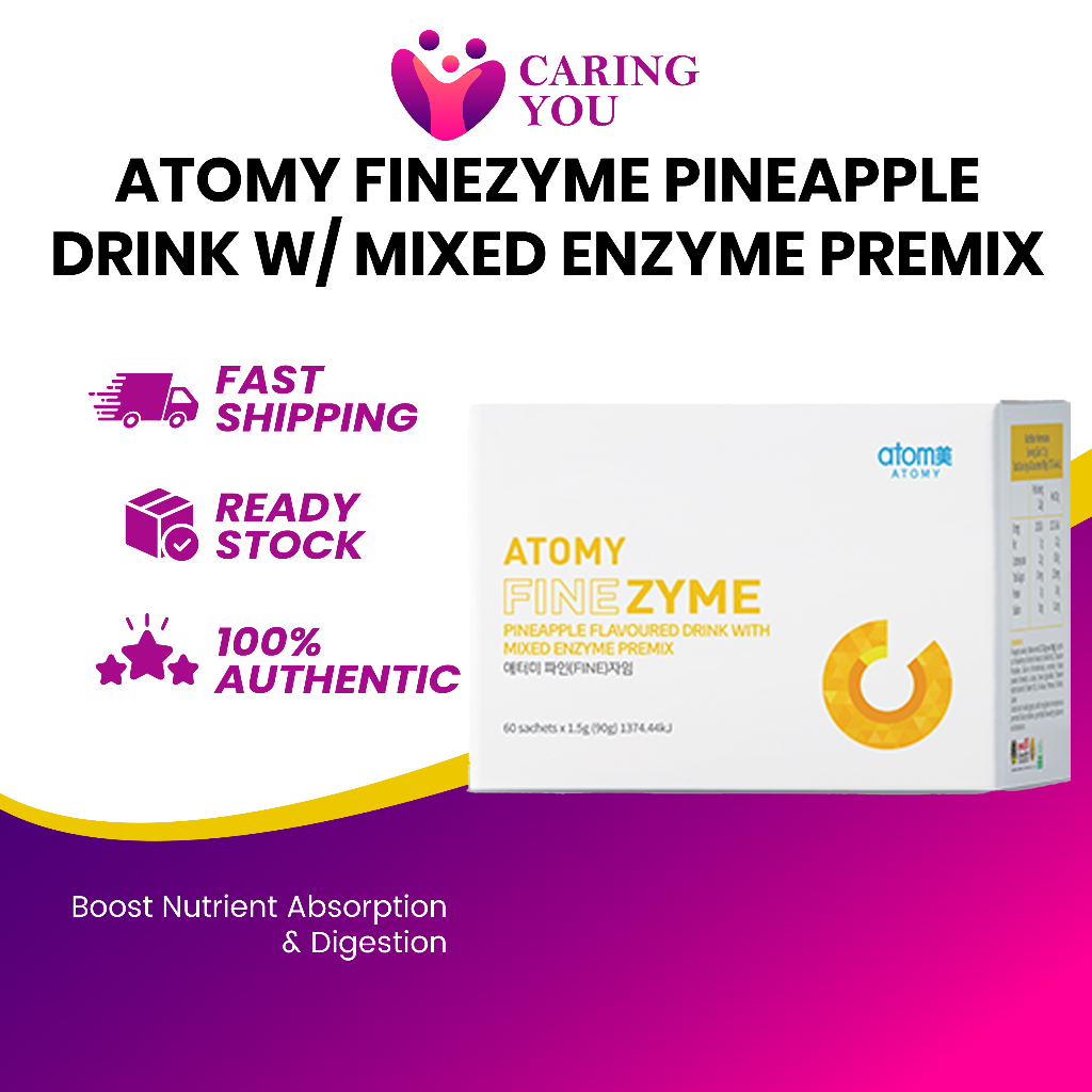 Atomy Finezyme Pineapple Flavoured Drink with Mixed Enzyme Premix ...
