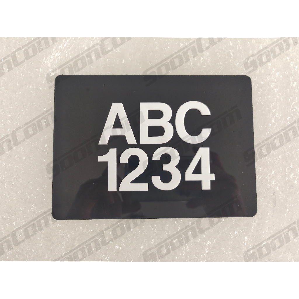 Motorcycle number plate (timbul) (Font Size JPJ) | Shopee Malaysia