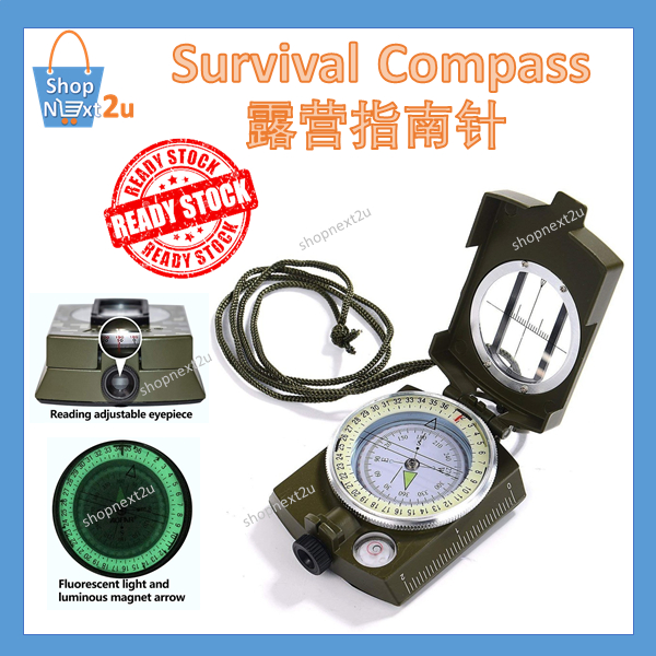 Lensatic Compass | Prismatic compass | Military | Hiking | Camping ...