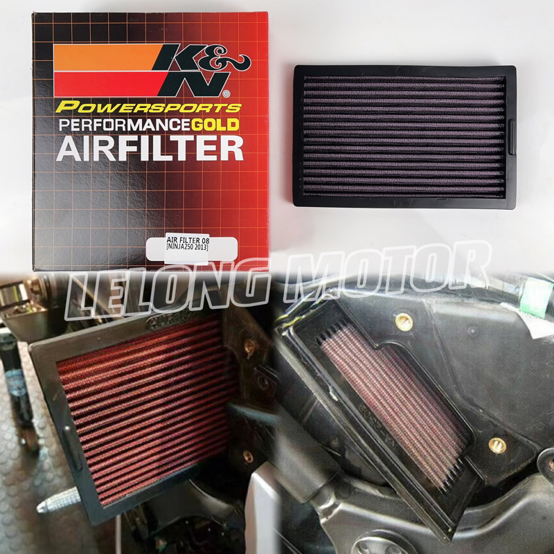 KAWASAKI Ninja 250 2013 300 400 Z250 300 Air Filter Proformance ...