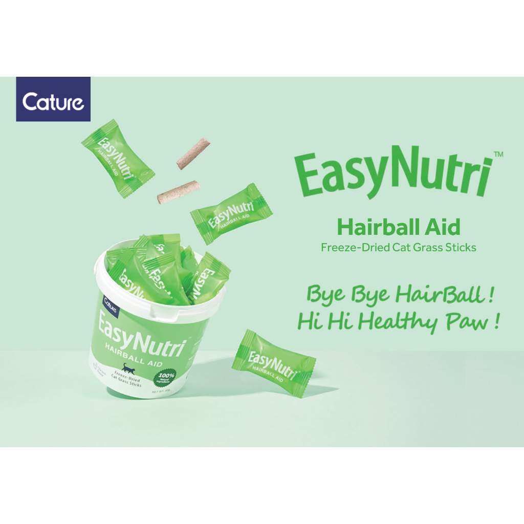 (CLEARANCE SALE) Cature Easy Nutri Hairball Aid - Bucket 40g | Shopee ...