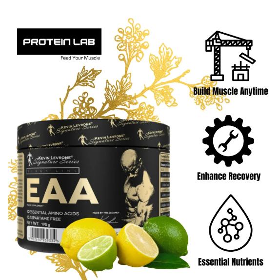 Kevin Levrone Black Line Series – Essential Amino Acids (EAA) 195 Gram ...