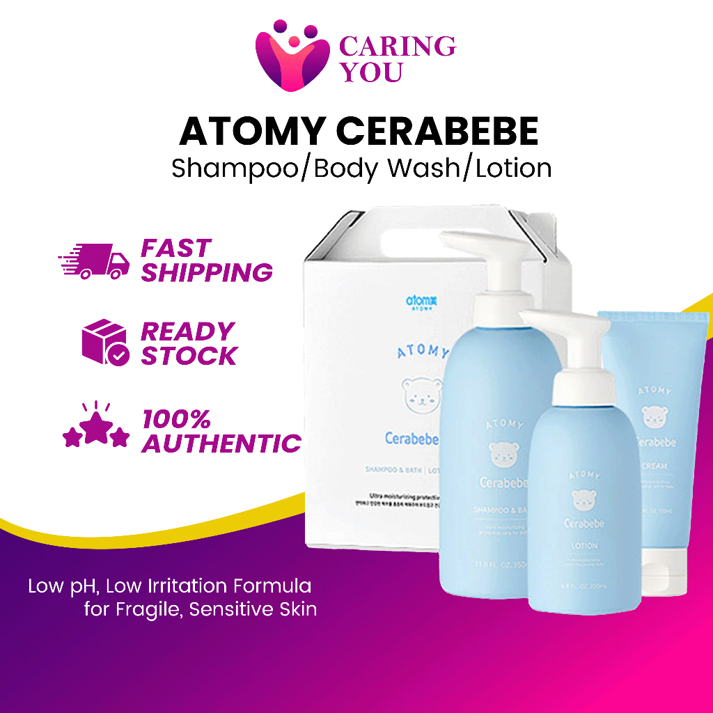 Atomy Cerabebe Shampoo/Body Wash/Lotion/3 in 1 Baby Care Baby Shampoo ...
