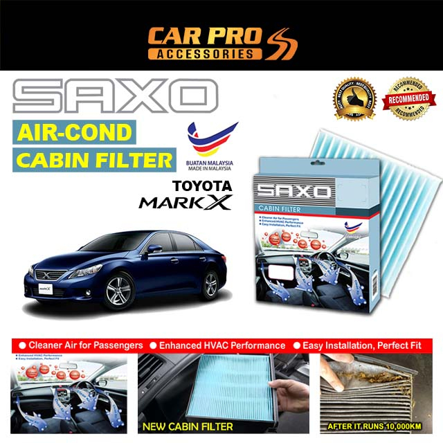 Toyota Mark X AIRCOND Cabin Filter CAR AIR CONDITIONER FILTER S-094B ...