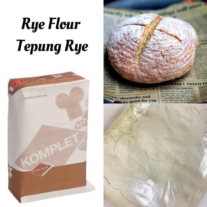 Komplet Rye Flour Type 1150 [Imported Germany] / Dark Rye Flour 黑麦粉 ...