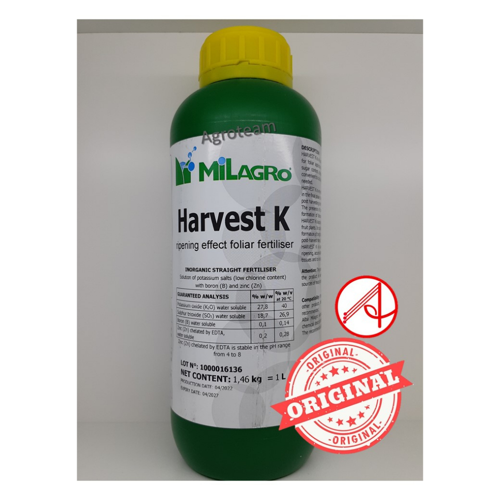 Harvest K Ripening Effect Foliar Fertilizer Shopee Malaysia