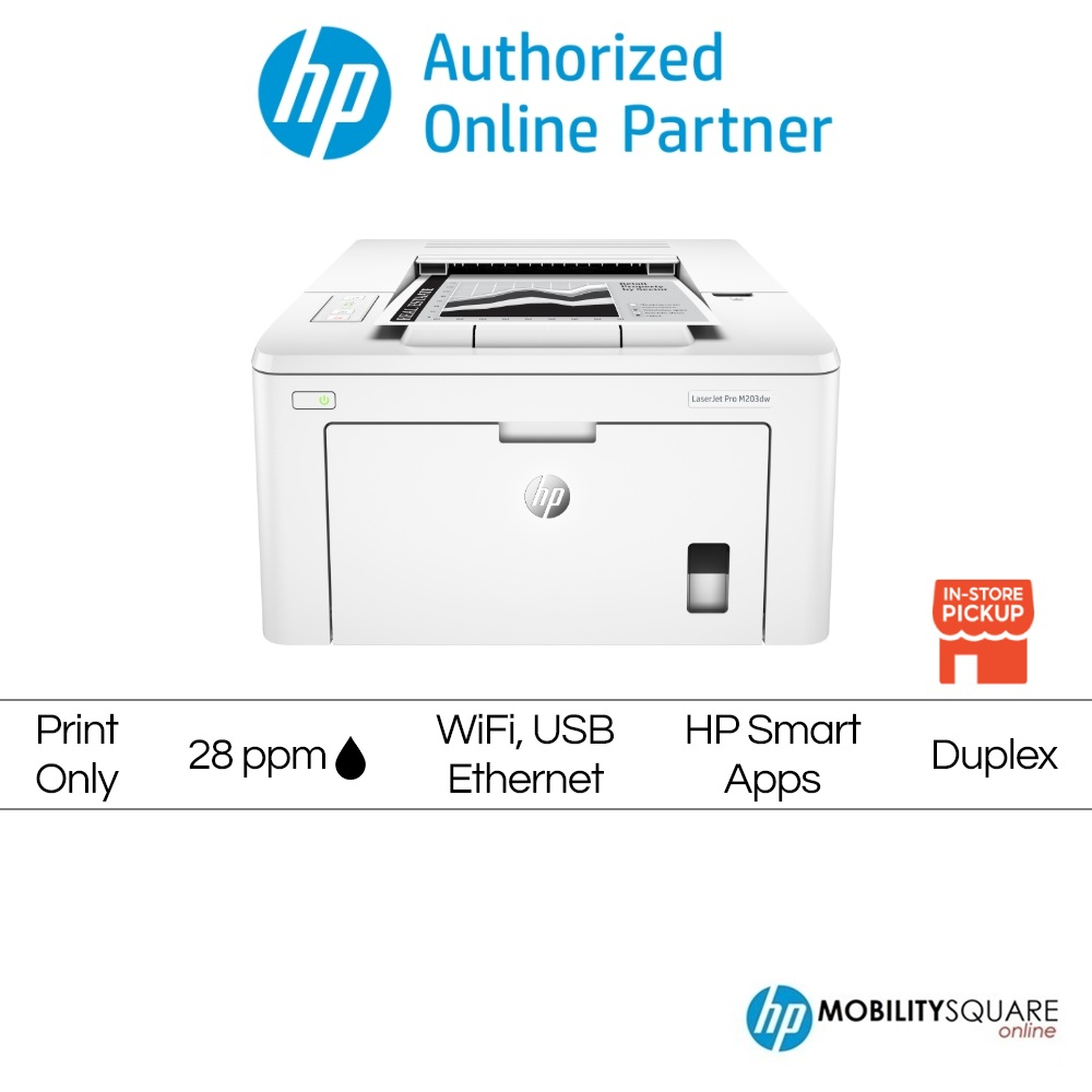 HP LaserJet Pro M203dw Printer [G3Q47A] | Shopee Malaysia